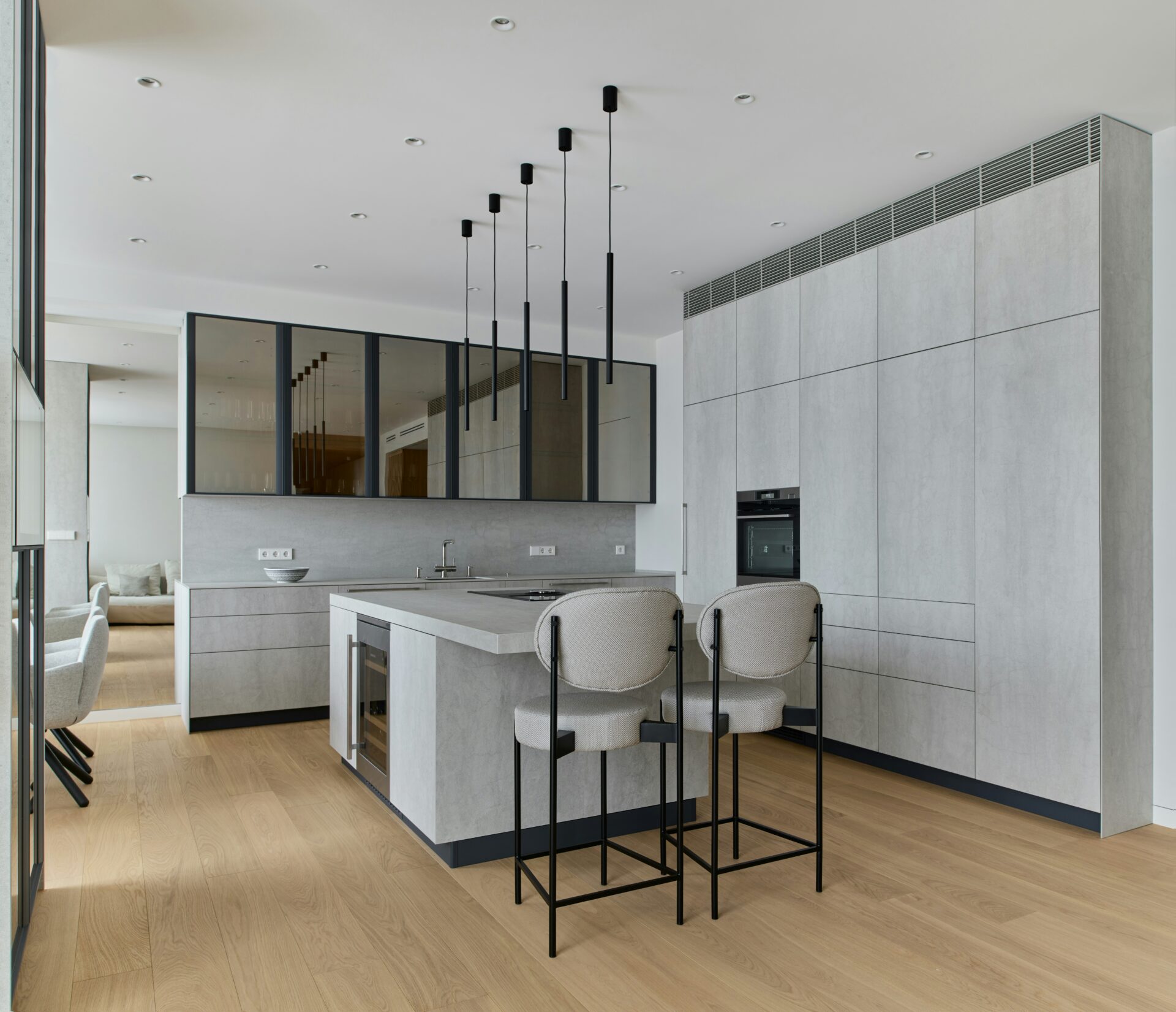 Curved Cabinets for Unique Kitchen Designs - Special Additions